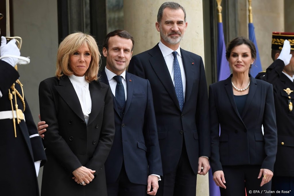 Koning Felipe luncht met Franse president - Vorsten